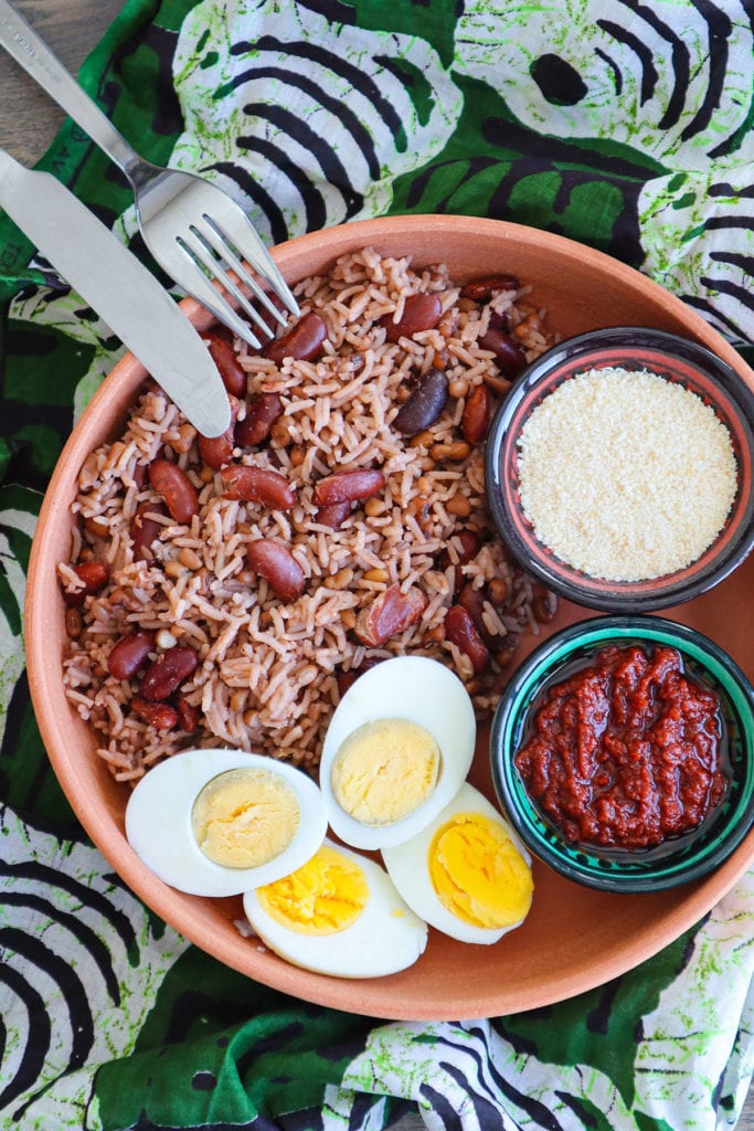Atassi, riz aux haricots du Bénin