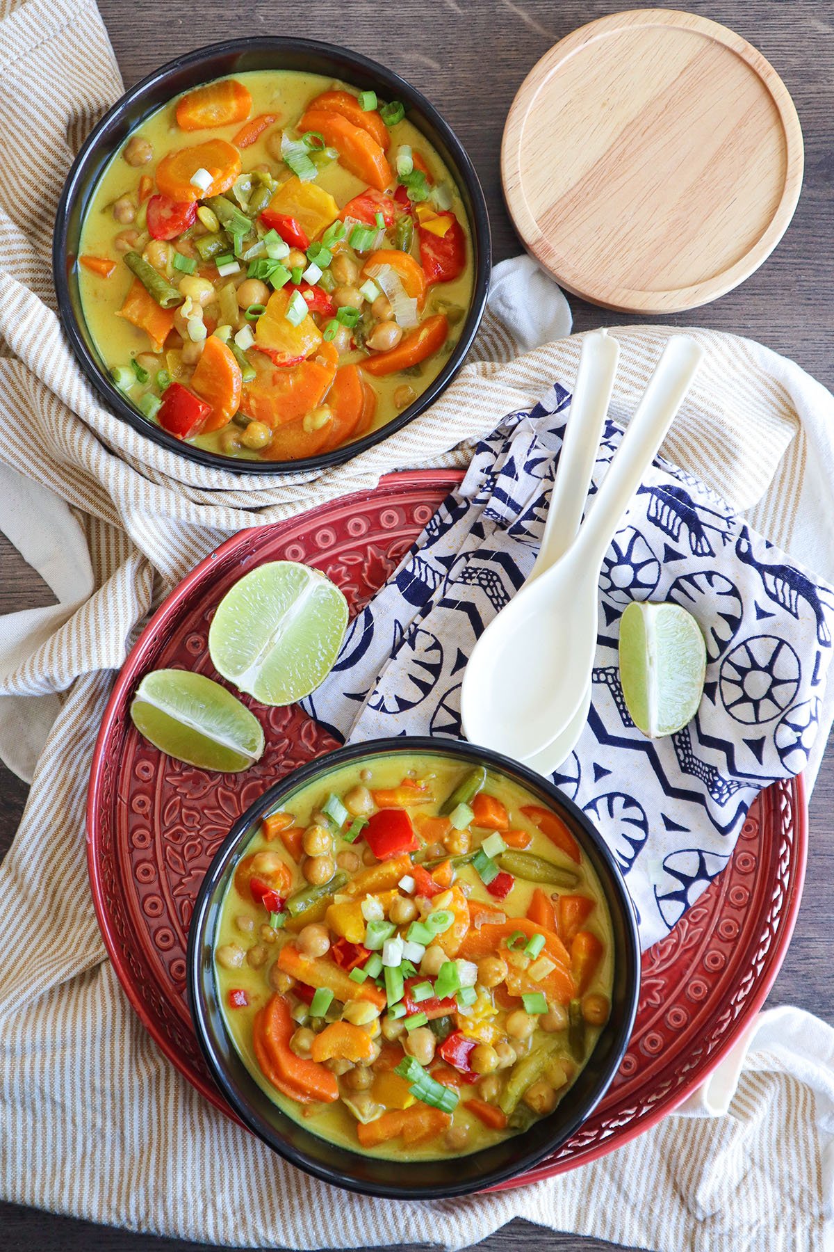 Curry de légumes au lait de coco (Vegan)