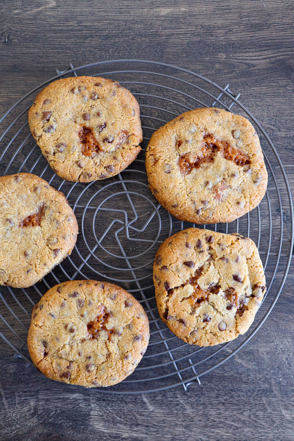 Cookies fourrés et Caramel au beurre salé (recette maison)
