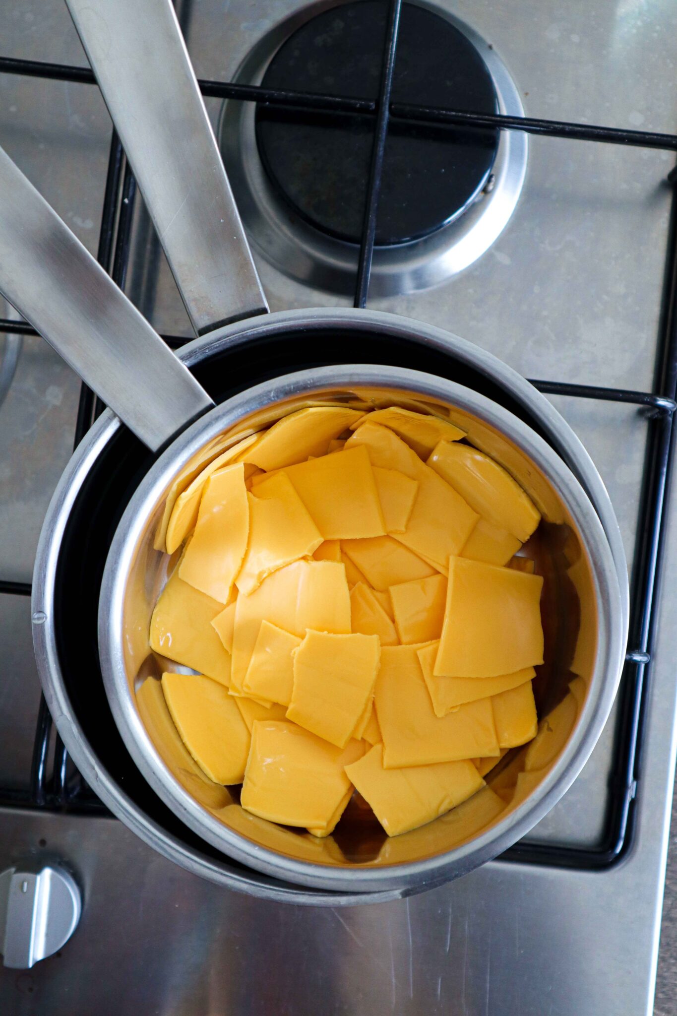 Frites au cheddar fondant